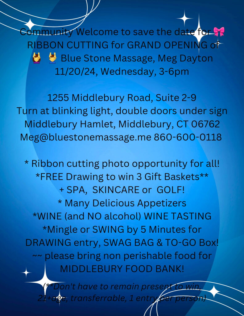 Blue Stone Massage grand opening is Wednesday | Bee-Intelligencer at ...